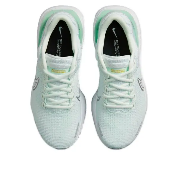 Nike Zoomx Invincible Run Flyknit 2 "barely Green Mint Foam" Sneakers - Green/silver
