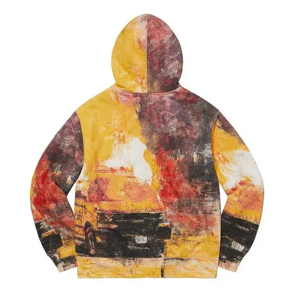 Supreme Fire Zip Up Hooded Sweatshirt - Multi-color