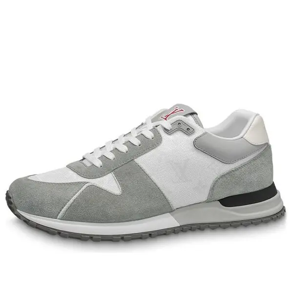 LOUIS VUITTON Run Away Sneakers - White/grey/black