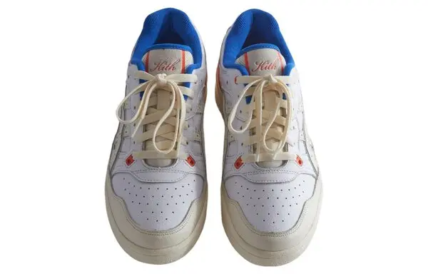 Asics Ex89 Kith "white Blue Orange - Whtie/blue