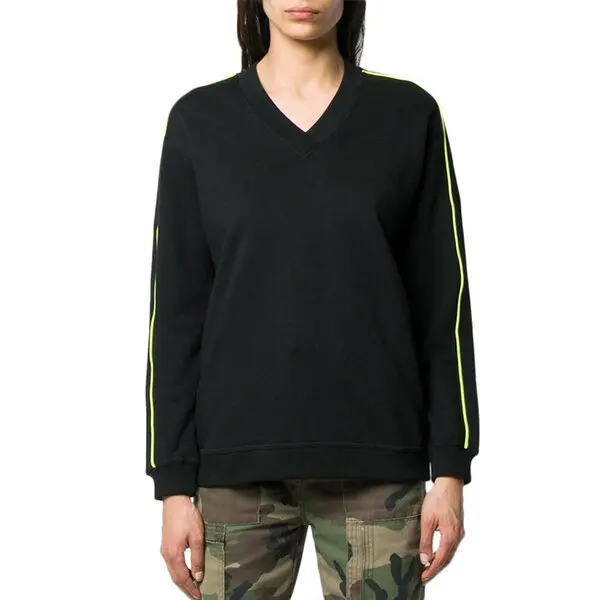 Kenzo V-neck Sweatshirt With Striped Accents