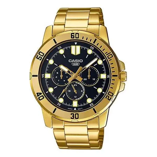 Casio Analog Quartz Water Resistant Watch - Black