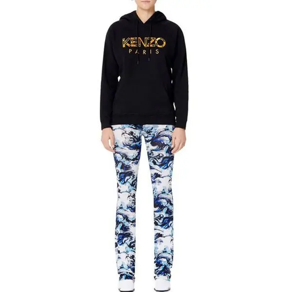 Kenzo Logo Print Hoodie
