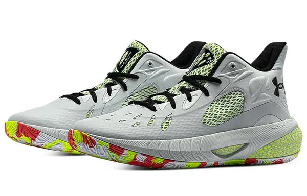Under Armour Hovr Havoc 3 Mid-top Basketball Shoes - Gray/green