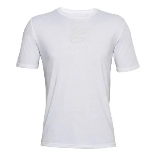 Under Armour Curry Casual Logo Printing Short Sleeve - White