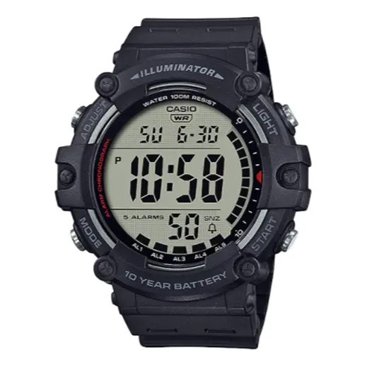 Casio Quartz Sports Digital Watch - Black
