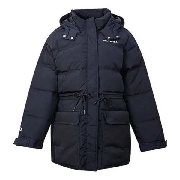 CONVERSE Mid Down Puffer Jacket With Drawstring Waist