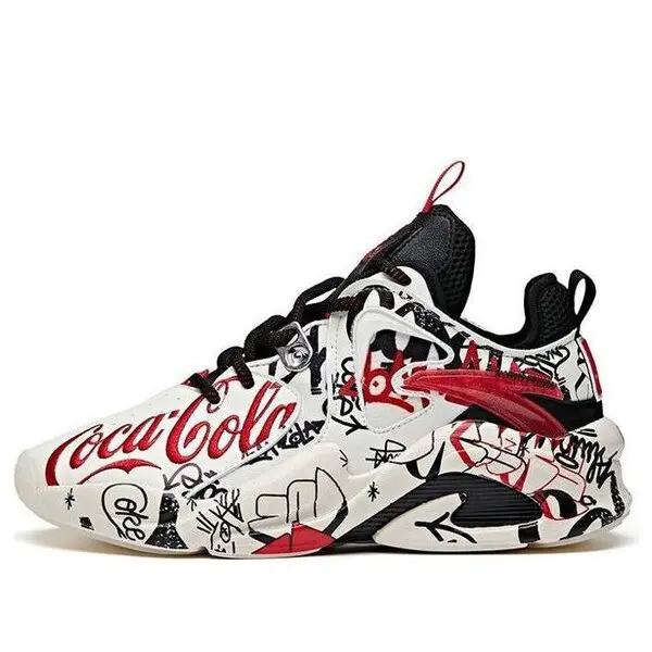 ANTA X Coca-cola Badao Sneakers - White/black/red