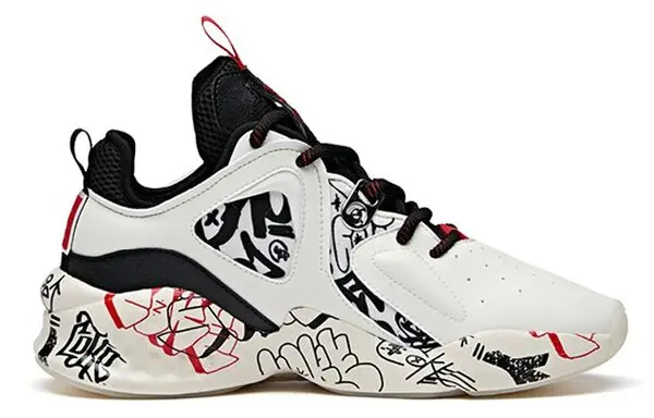 ANTA X Coca-cola Badao Sneakers - White/black/red
