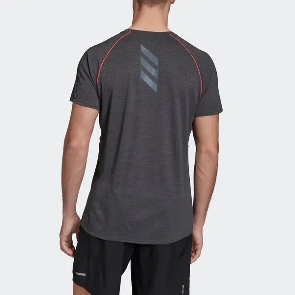 Adidas Runner Short Sleeve Training Tee - Grey