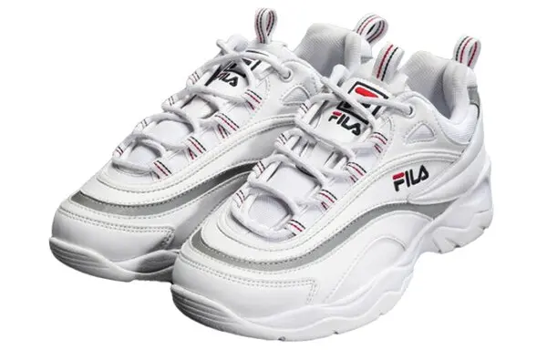 FILA Ray Vntg Chunky Lace-up Sneakers - White