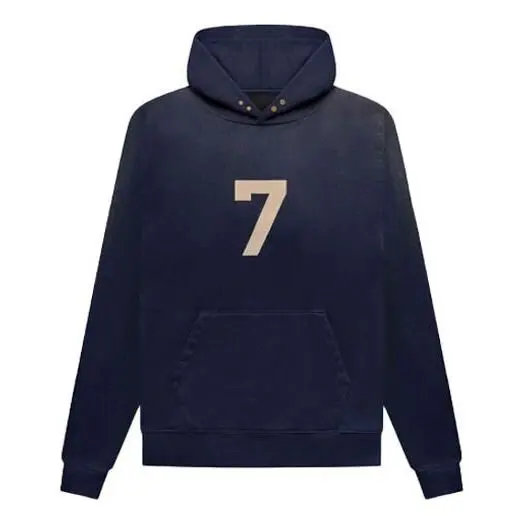 Fear Of God 7 Vintage Hooded Sweatshirt - Navy