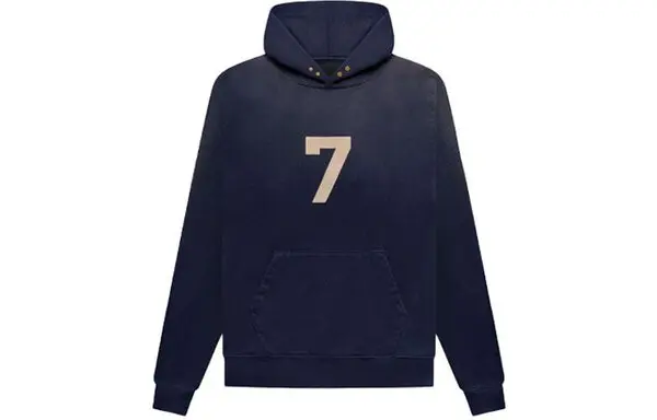 Fear Of God 7 Vintage Hooded Sweatshirt - Navy
