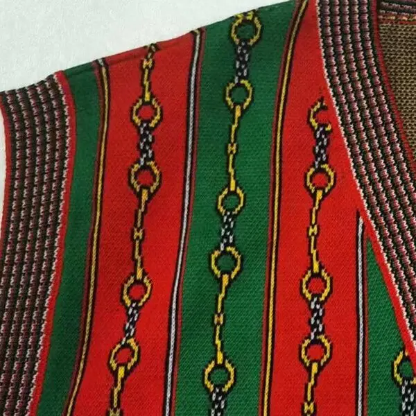 Gucci Horsebit Chain Print V-neck Vest