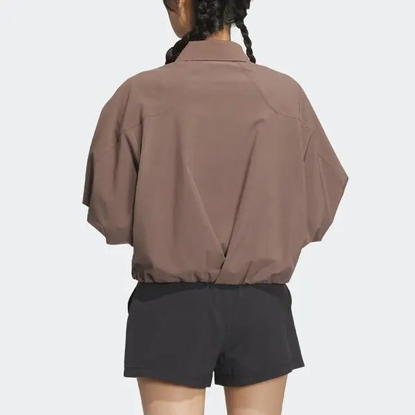Adidas Future Of Tech Zip-up Shirt Jacket - Brown