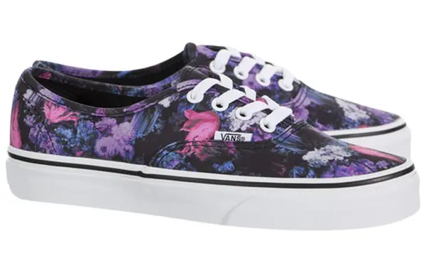 VANS Authentic 'warped Floral - Black