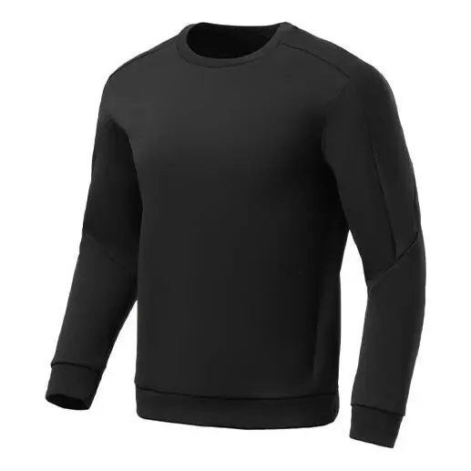 LI-NING Gym Series 3d Solid Color Round Neck Pullover - Black