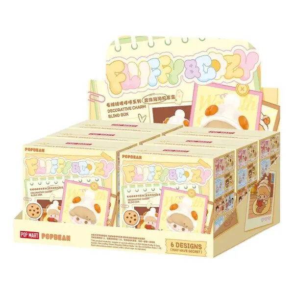 POP MART Pop Bean Fluffy & Cozy Decorative Charm Blind Box