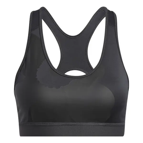 Adidas X Marimekko Believe This Medium-support Bra Asia Sizing - Black