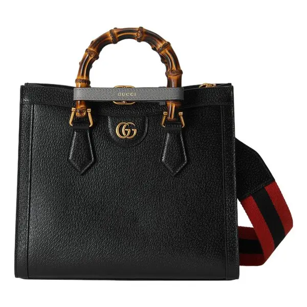 Gucci Diana Small Tote Bag - Black
