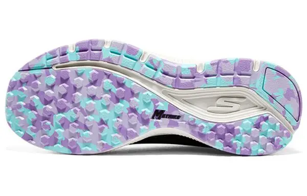 Sketchers Go Run Consistent Athletic Shoes - Black/lavender
