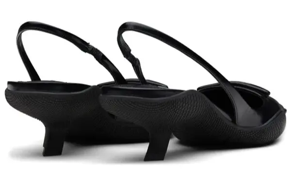 Prada 30mm Sling-back Pumps Brushed Leather