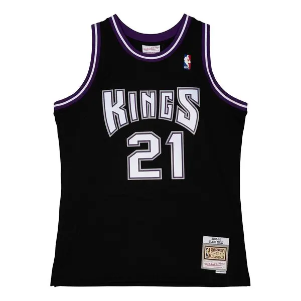 Mitchell & Ness X Nba Sacramento Kings 2000-01 Vlade Divac #21 Swingman Jersey - Black