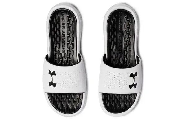 Under Armour Playmaker Slides - White/black