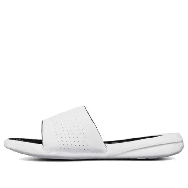 Under Armour Playmaker Slides - White/black