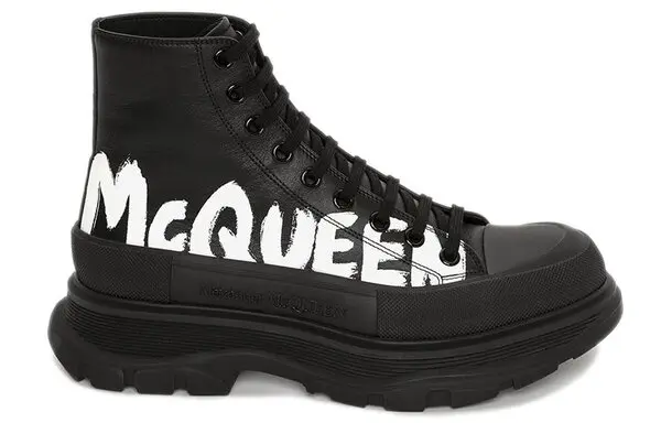 Alexander McQueen Lace Up Ankle Boots