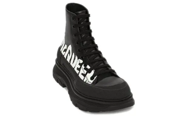 Alexander McQueen Lace Up Ankle Boots
