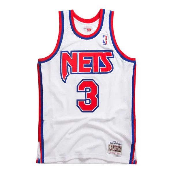 Mitchell & Ness X Nba New Jersey Nets 1992-93 Swingman Jersey 'drazen Petrovic 3 - White