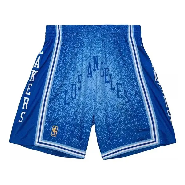 Mitchell & Ness X Nba Los Angeles Lakers Spray Paint Swingman Shorts