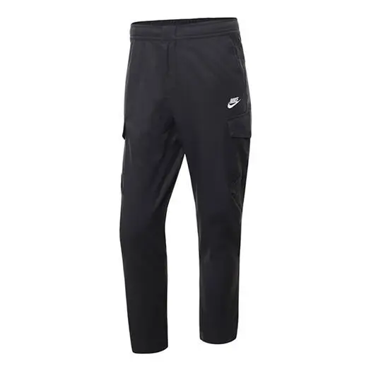 Nike Casual Solid Color Black Sports Pants/trousers/joggers - Default Color