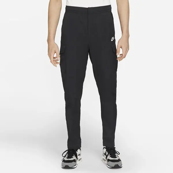 Nike Casual Solid Color Black Sports Pants/trousers/joggers