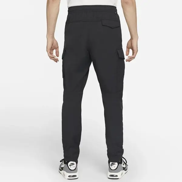 Nike Casual Solid Color Black Sports Pants/trousers/joggers