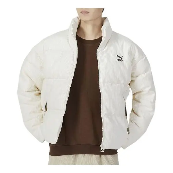 PUMA Logo Puffer Jacket - White