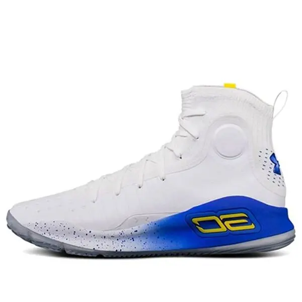 Under Armour Curry 4 "more Dubs" High Top Basketball Shoes - White