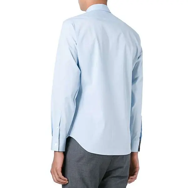 Burberry Cotton Classic Long Sleeves Shirt Blue