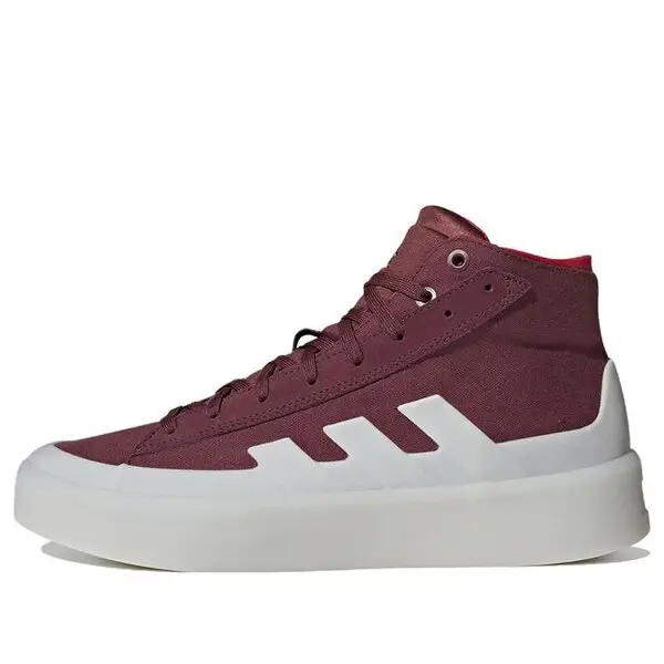 Adidas Zensored High Top Sneakers - Red