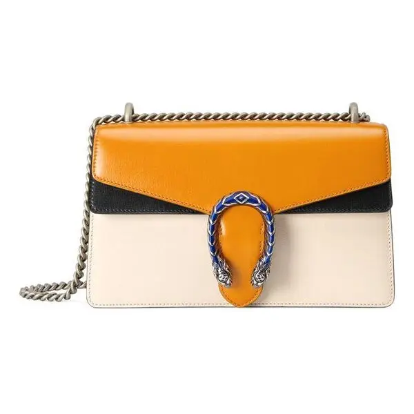 Gucci Dionysus Leather Shoulder Bag - /white