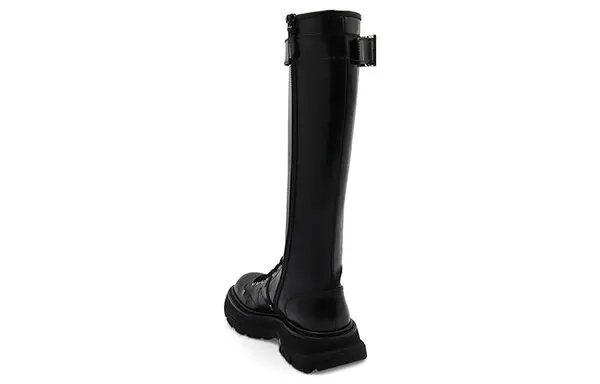 Alexander McQueen Tread Slick Lace Up Boots