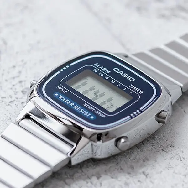 Casio Stainless Steel Digital Watch
