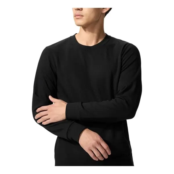 Uniqlo Heattech Ultra-warm Crew Neck T-shirt - Black