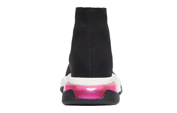 Balenciaga Speed Trainer Sneakers - Black/pink
