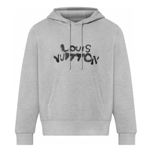 LOUIS VUITTON Pattern Printing Hoodie - Grey