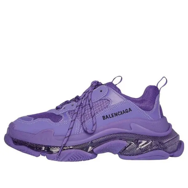 Balenciaga Triple S Sneakers - Purple/black