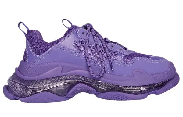 Balenciaga Triple S Sneakers - Purple/black