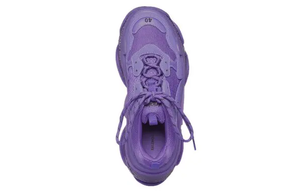 Balenciaga Triple S Sneakers - Purple/black