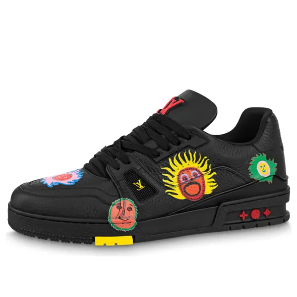 LOUIS VUITTON X Yayoi Kusama Sneaker - Black/multi-color